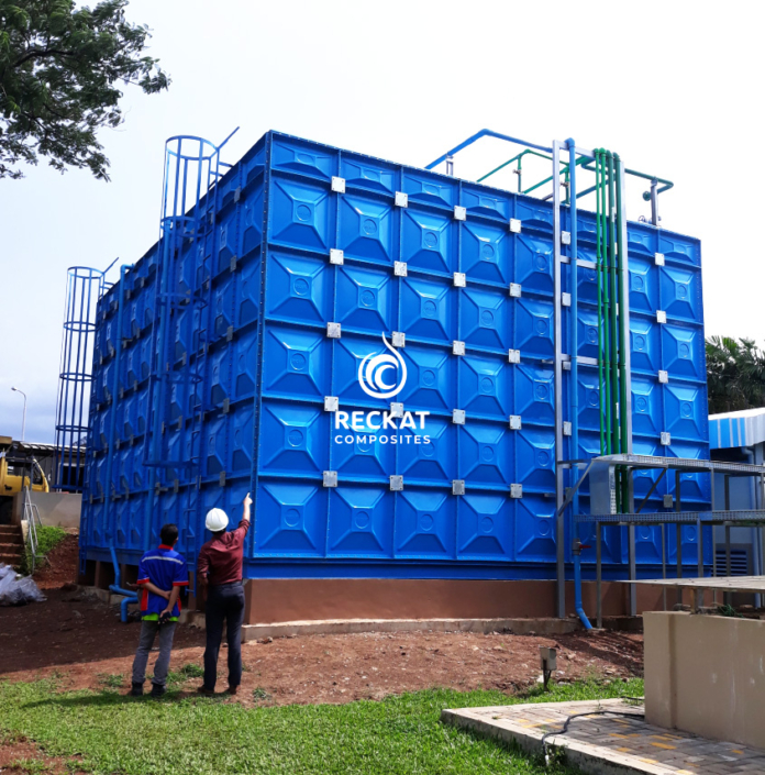 FRP PANEL TANK – ROOF TANK RECKATANK – PT. RECKAT COMPOSITES DELMIMA